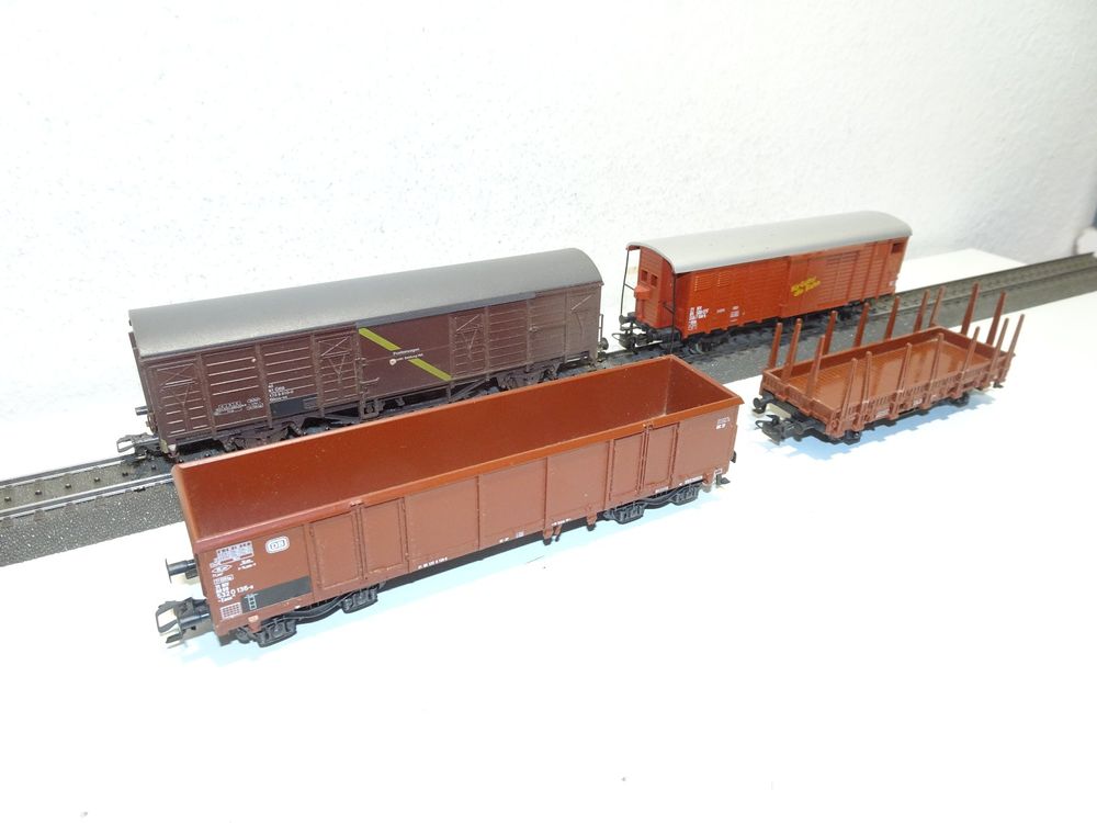 4 Märklin Güterwagen SBB DB HO 4698 / 4459 / 4690 / 4831 (Gebraucht) in ...