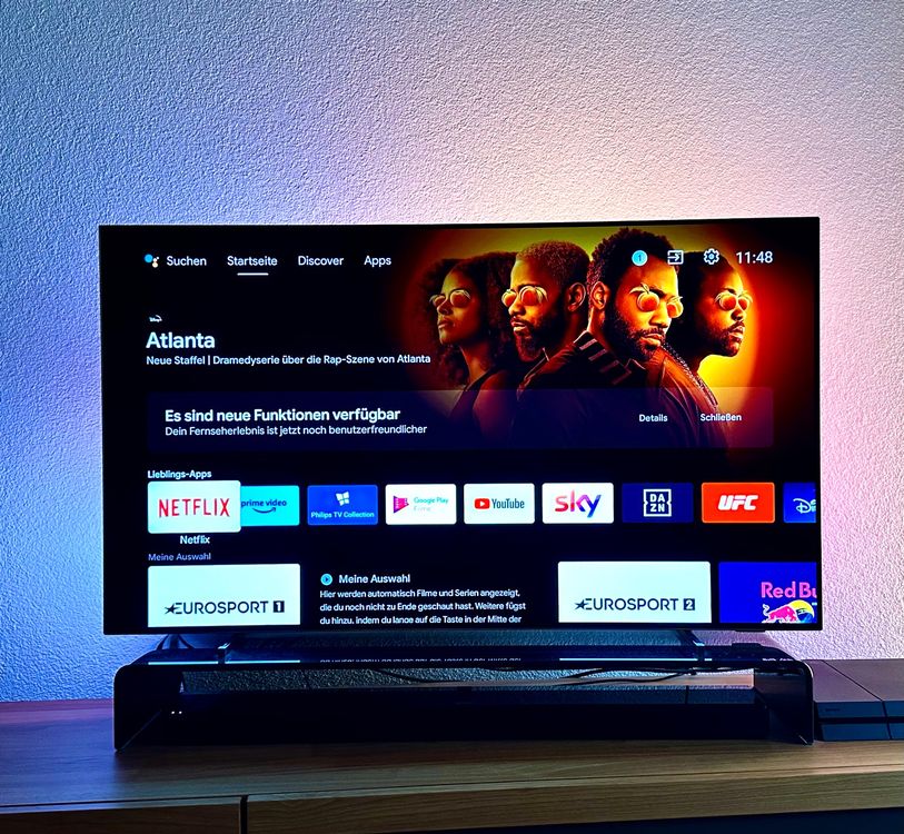 PHILIPS 4K UHD 55 OLED 804 / 12 Android TV 139 cm Ambilight (Gebraucht ...