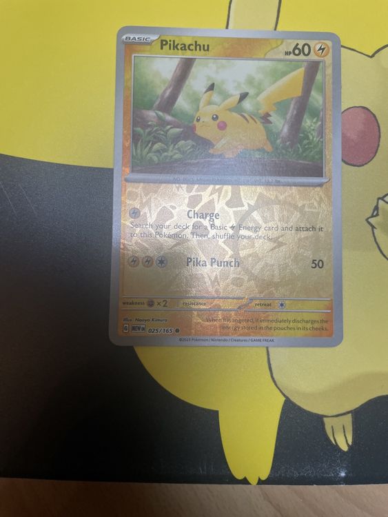 Pikachu Reverse Holo 151 SV (Neu (gemäss Beschreibung)) in Bazenheid ...