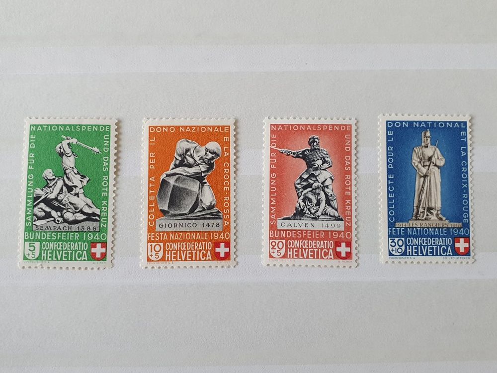 Briefmarkensatz Pro Patria "Denkmäler" postfrisch** | Kaufen auf Ricardo