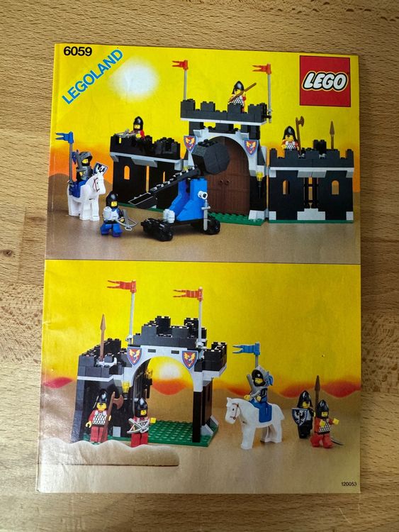 Lego Anleitung Castle 6059 Knight's Stronghold (Gebraucht) in ...