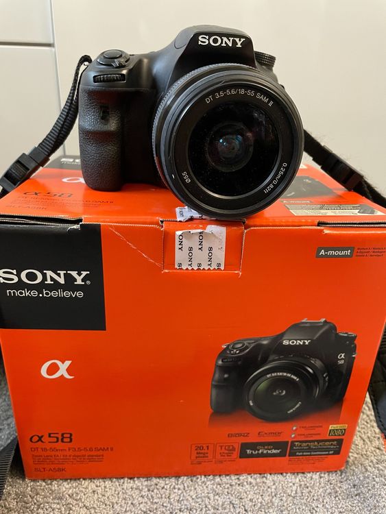 Sony a58 -NP: 580.- (Gebraucht) in Liestal für CHF 80 – mit Lieferung ...