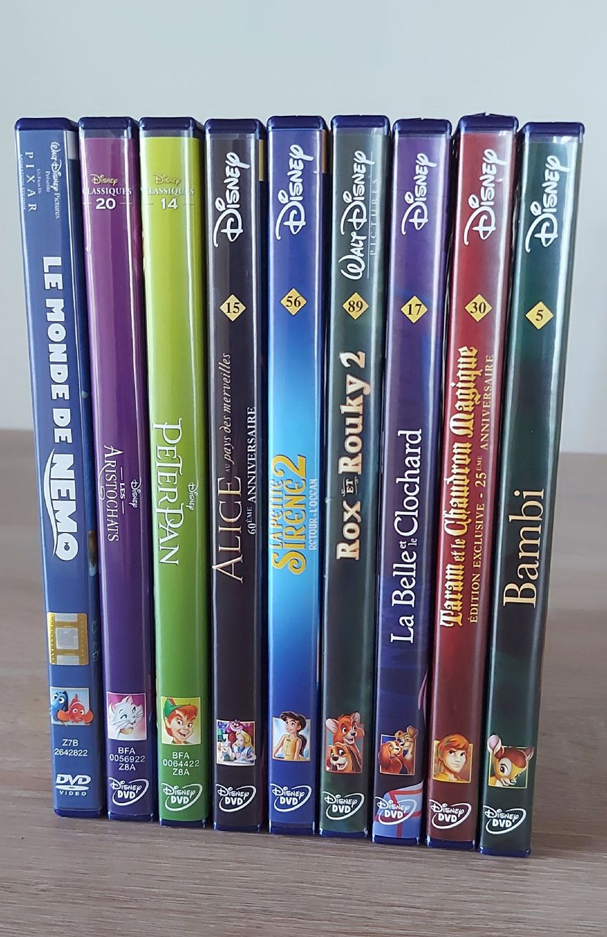 9 Dvd Disney Classic : Peter Pan, Bambi, Alice, Nemo...👸🦌 (Gebraucht ...