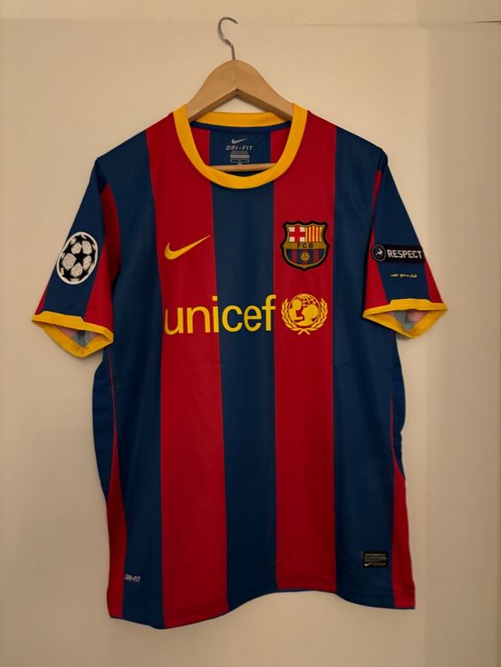 FC Barcelona Trikot Grösse M, Messi 10, UCL, Nike | Kaufen auf Ricardo