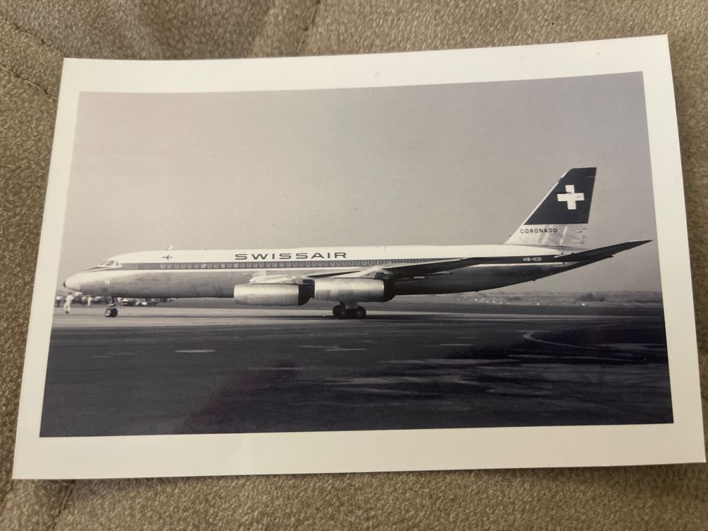 Swissair Convair CV-990 Coronado 15x10cm (Gebraucht) in Elsau für CHF 20 – mit Lieferung auf ...