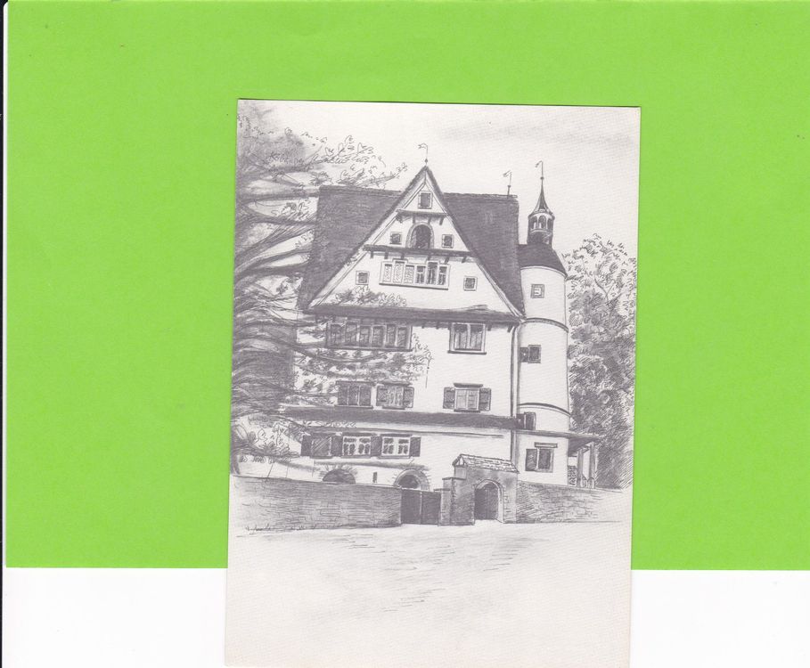 Schloss Appenzell, Zeichnung (Gebraucht) in St. Peterzell für CHF 2 – mit Lieferung auf Ricardo ...