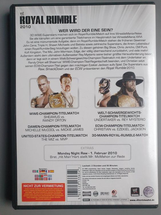 WWF WWE Wrestling Royal Rumble 2010 WCW | Kaufen auf Ricardo