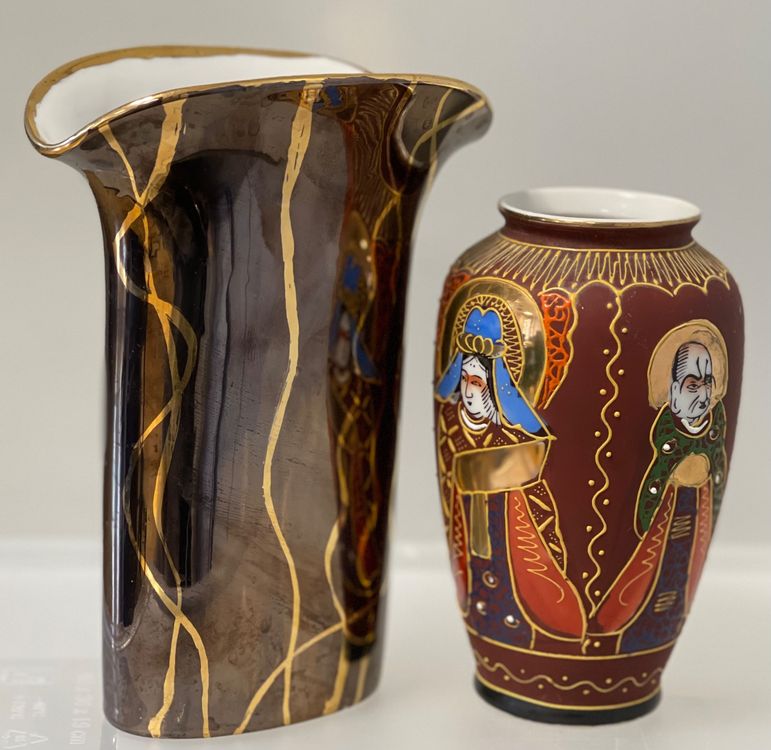 Vasen Handbemalt Vintage Porzellan | Kaufen auf Ricardo