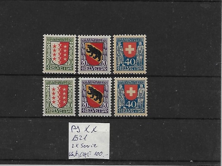 PJ ** 1921 2x Serie Kat: CHF 100.- | Kaufen auf Ricardo