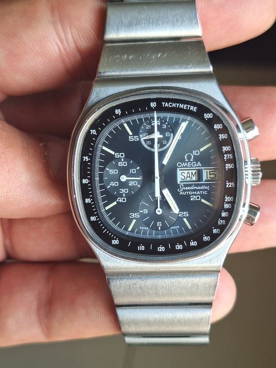 Omega speedmaster TV Dial Blue 1970 1980 | Kaufen auf Ricardo