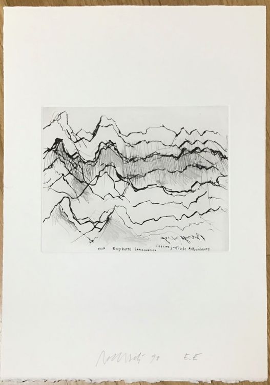 Rolf ISELI (XX) Sehr Seltener Radierung Handsigniert | Kaufen auf Ricardo