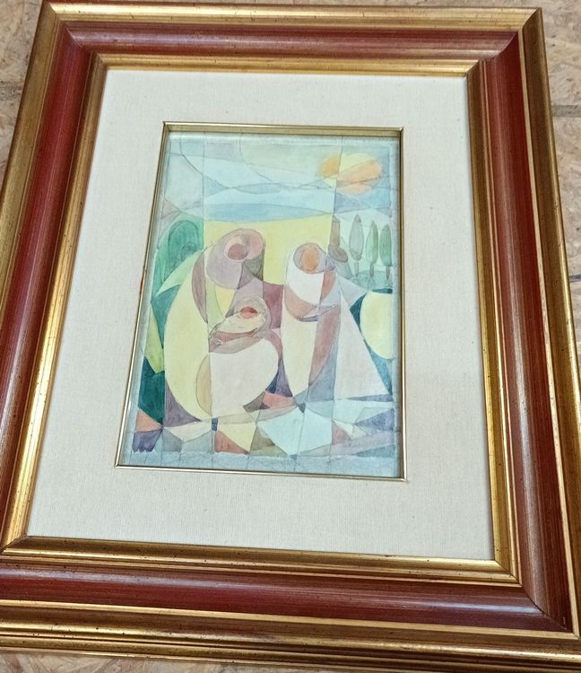 Weihnachtsbild Aquarell gerahmt (ver44) | Kaufen auf Ricardo