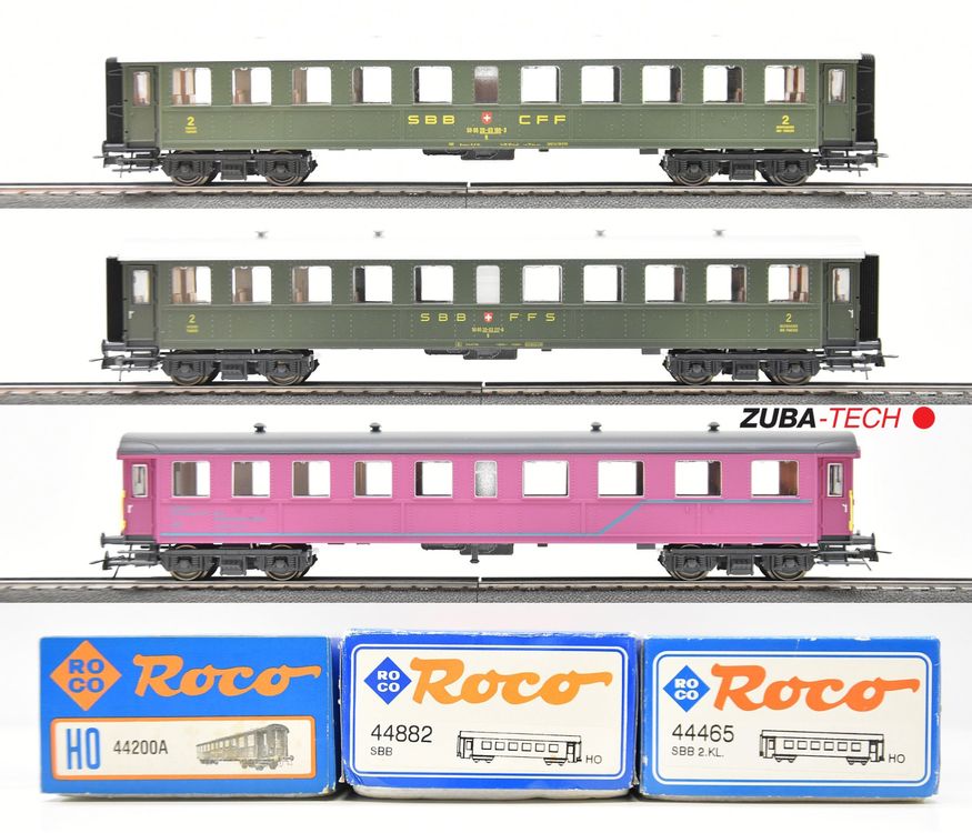 Roco 3x Stahlwagen der SBB H0 GS mit OVP | Kaufen auf Ricardo