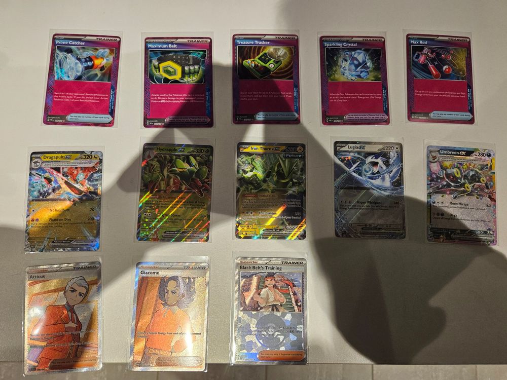 13 Pokemon Prismatic Evolutions Karten Englisch (Gebraucht) in Bauma ...