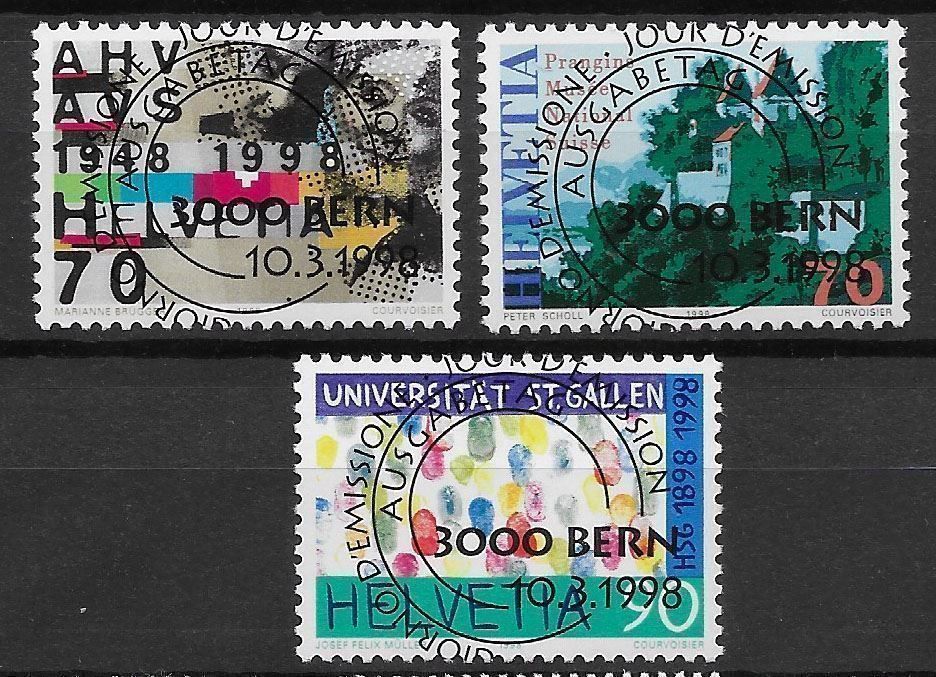 V0940 - Propagande 1998 vollstempel (Gebraucht) in Trélex für CHF 3 ...