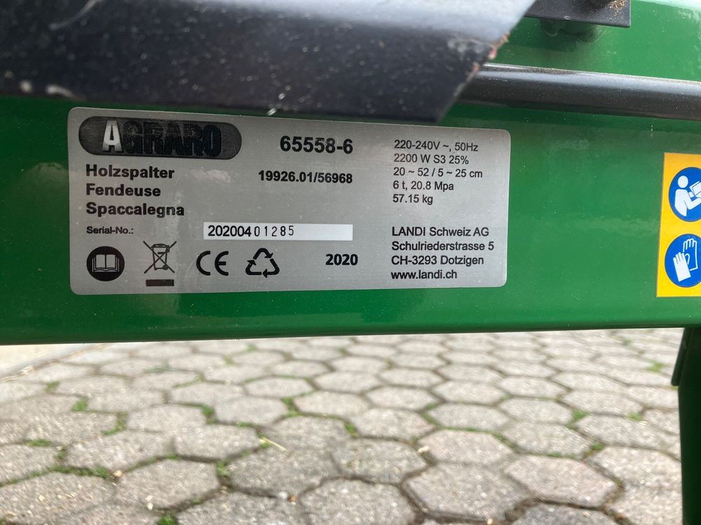 Holzspalter landi (Gebraucht) in neudorf für CHF 221 – nur Abholung auf ...