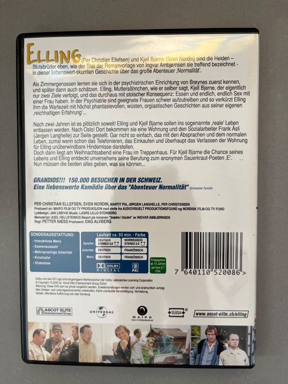 Elling (2002) DVD 📀 | Kaufen auf Ricardo