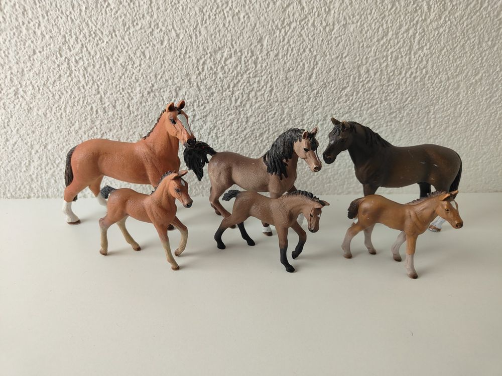 Schleich Hannoveraner Araber Set Horse Club Pferde (Gebraucht) in Thalwil für CHF 24 – mit ...