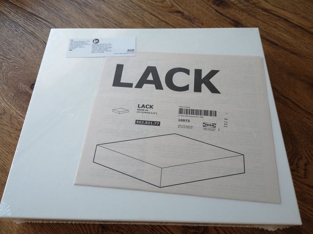 IKEA LACK Wandregal, weiss, 30x26 cm (Neu und originalverpackt) in Biel ...