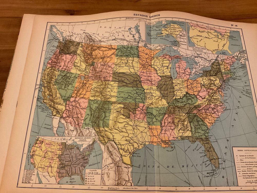 Atlas Geogràfico de America, 1912(?) | Kaufen auf Ricardo