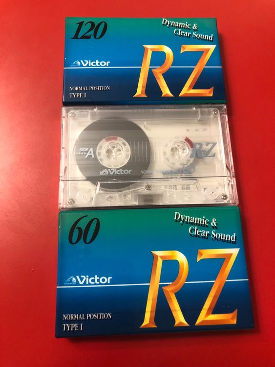 3 x VICTOR 60-RZ und 120-RZ Audio Kassetten Originalzustand! (Neu und originalverpackt) in ...