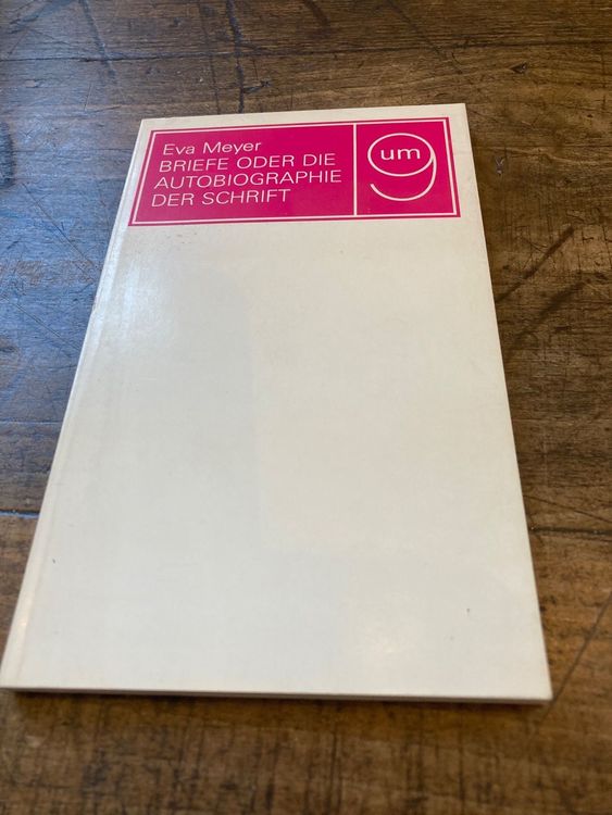 Eva Meyer, Vortrag 1986, Kunstmuseum Bern (Gebraucht) in Zürich für CHF ...