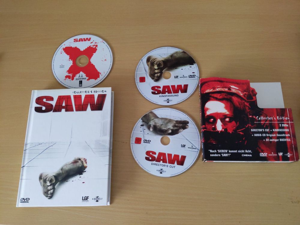 SAW I Mediabook DVD (Gebraucht) in Unterseen für CHF 10 – mit Lieferung auf Ricardo kaufen