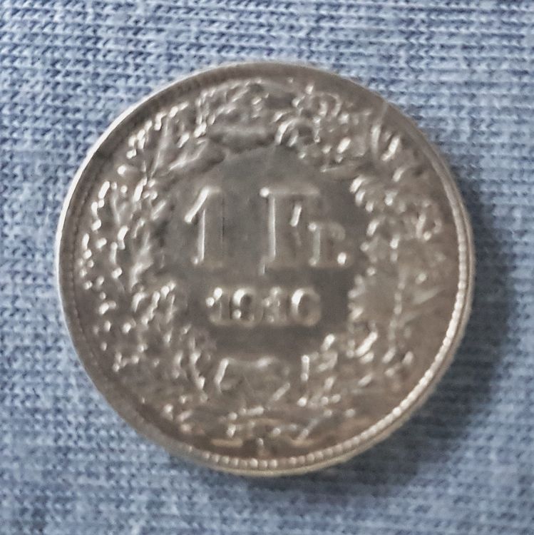 1 Franken 1916 uralte sehr rare Silbermünze ab nur 1 Franken | Kaufen auf Ricardo