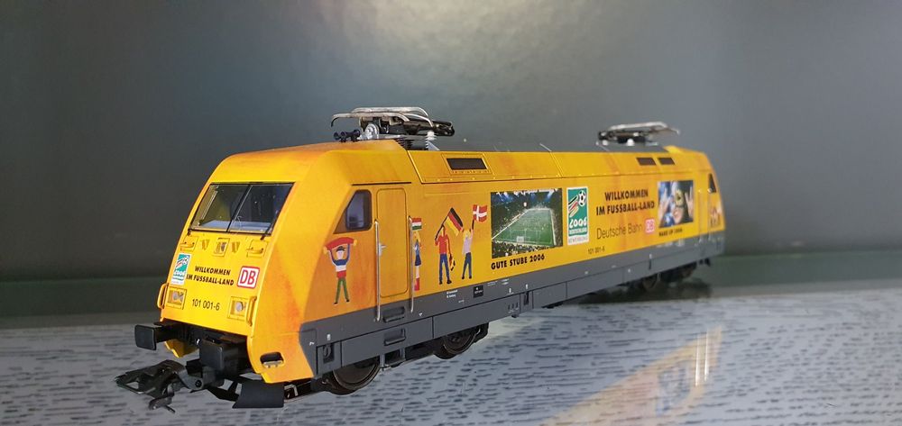 MÄRKLIN: DB E-LOK BR 101 DIGITAL 39370 FUSSBALL-LAND OVP | Kaufen auf Ricardo