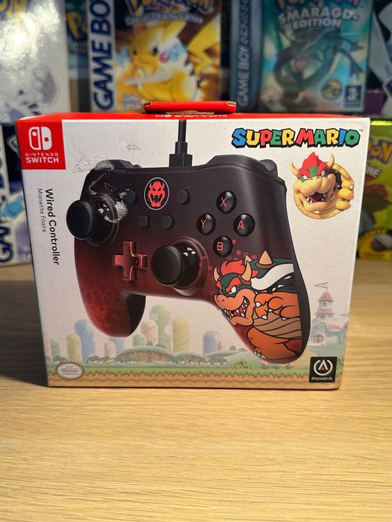 NEU Nintendo Switch Controller Super Mario Bowser OVP (Neu und ...