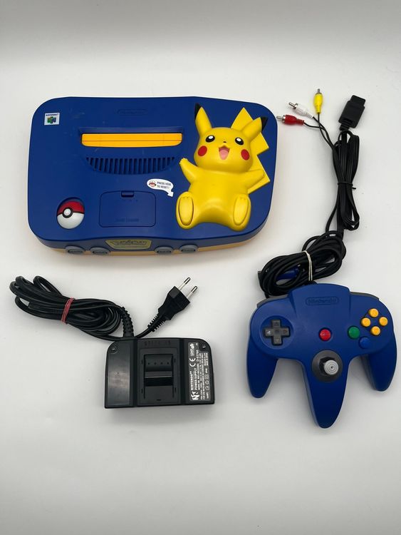 Nintendo 64 Pikachu *AB 1FR!* Special Edition N64 Pokemon | Kaufen auf ...