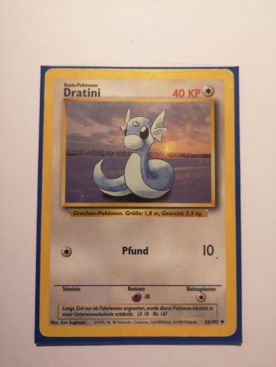 Dratini Base Set 26/102 Pokémon Karte | Kaufen auf Ricardo