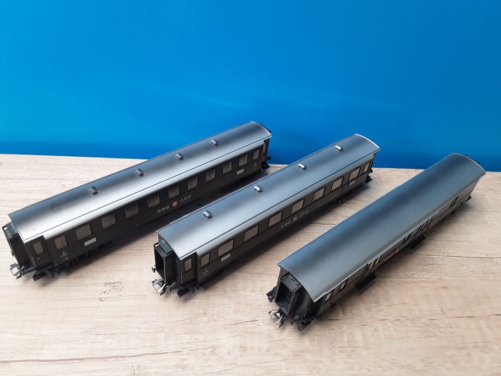 Märklin 42383 _ 3er Set SBB Durchgangswagen _ Spur H0 (Gebraucht) in Uerikon für CHF 159 – mit ...