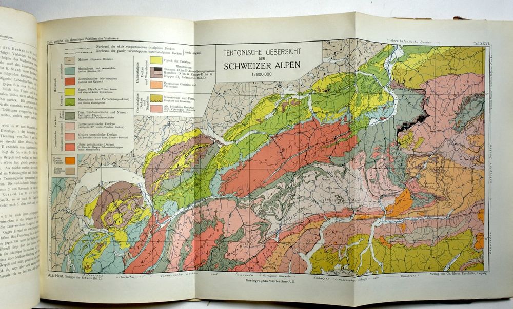 Heim, Albert. Geologie der Schweiz. | Kaufen auf Ricardo