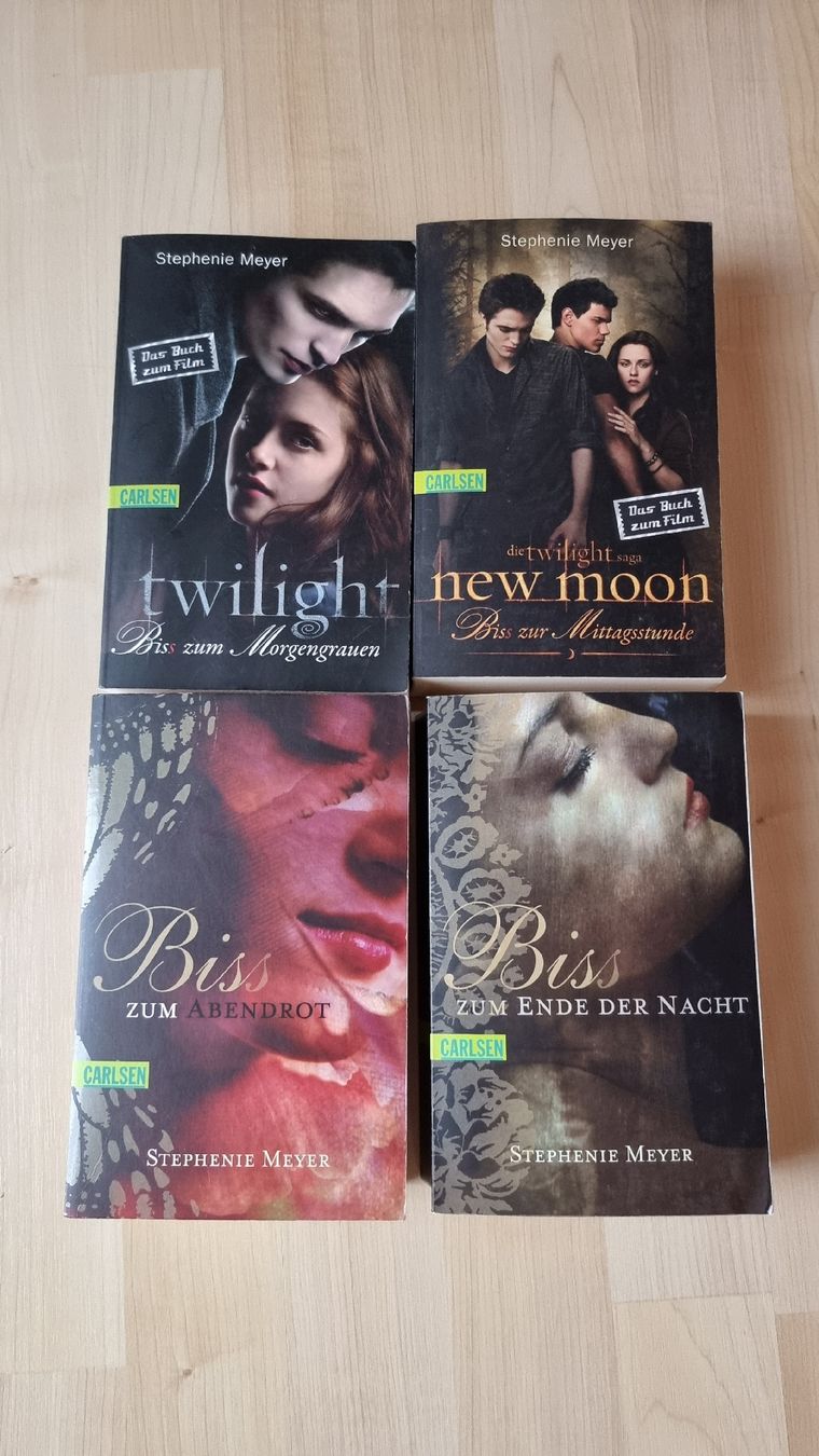 Twilight Saga, Biss-Reihe von Stephenie Meyer, 4 Bände (Gebraucht) in ...
