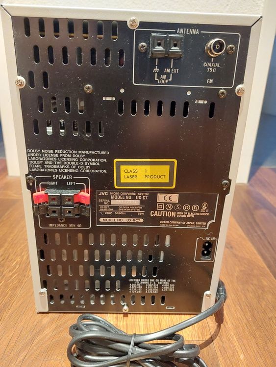 JVC Micro Component System UX-C7 (UX-RC7) weiss zu verkaufen (Gebraucht ...