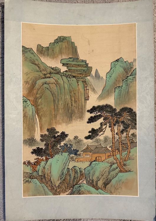 Asiatische Landschafts Aquarell (Gebraucht) in Hochdorf für CHF 10 – mit Lieferung auf Ricardo ...