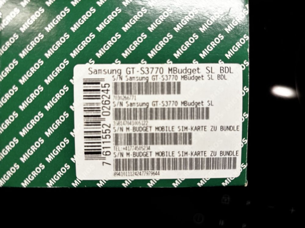 Samsung GT-S3770 Budget Mobile, neu, mit SIM-Karte! (Neu und ...