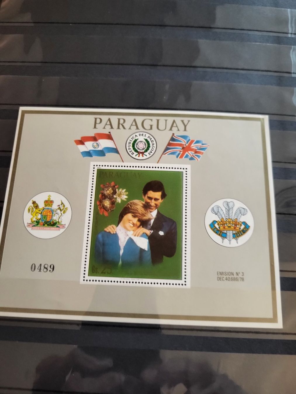Paraguay Briefmarken Block (Hochzeit Charles & Diana) (Neu (gemäss ...