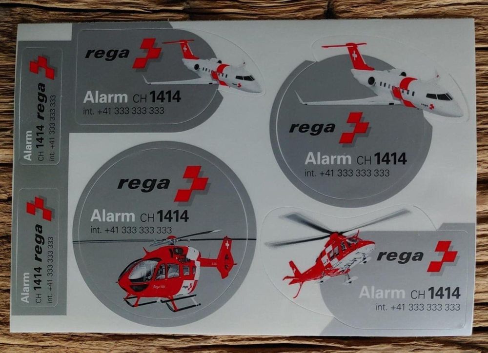 rega Aufkleber (Neu (gemäss Beschreibung)) in Steinen für CHF 0.9 – mit ...