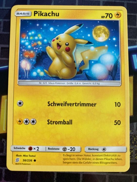 Pokemonkarte Pikachu 56/236 | Kaufen auf Ricardo