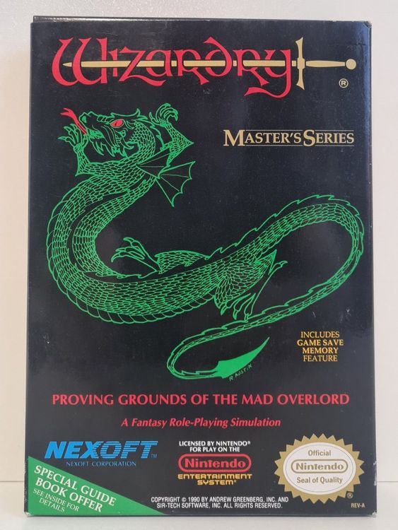 Wizardry CIB Nintendo NES US-NTSC (Gebraucht) in für CHF 174 – mit ...