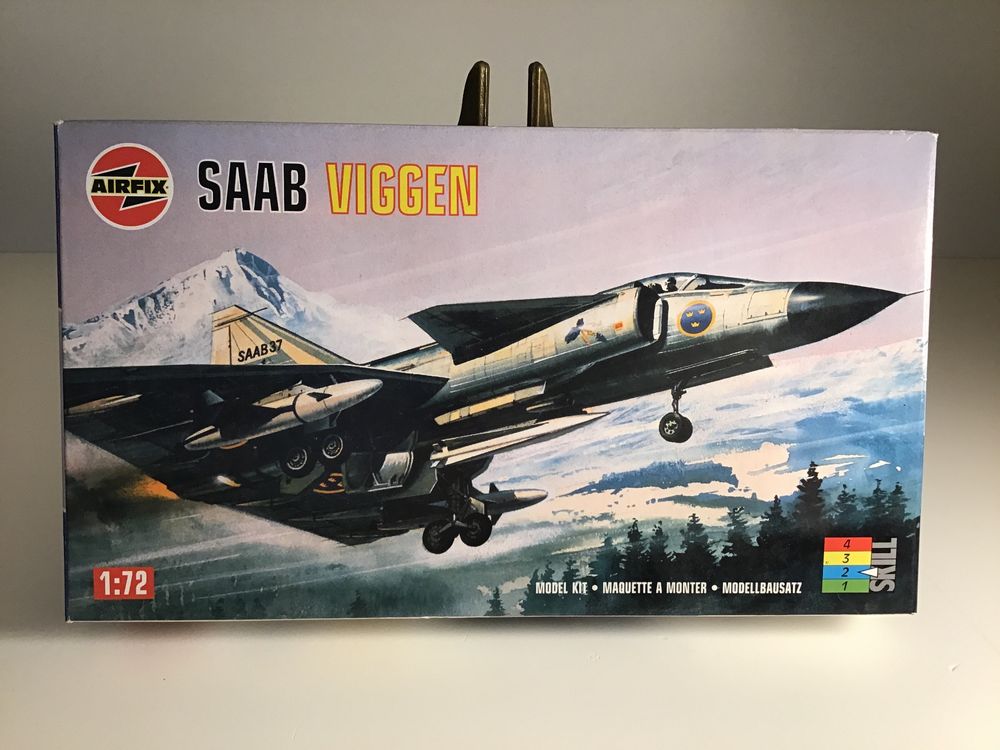 Modellbausatz Airfix Flugzeug Saab Viggen 1:72 03015 (Neu und ...