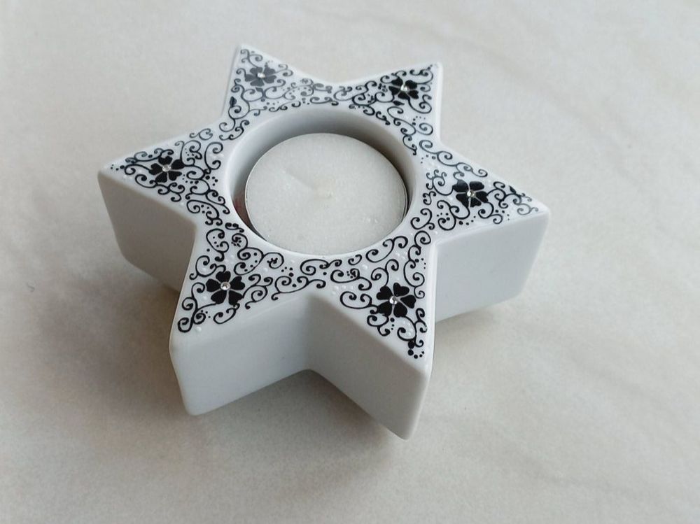 Porzellan Stern Kerzenständer (Neu und originalverpackt) in Winistorf ...