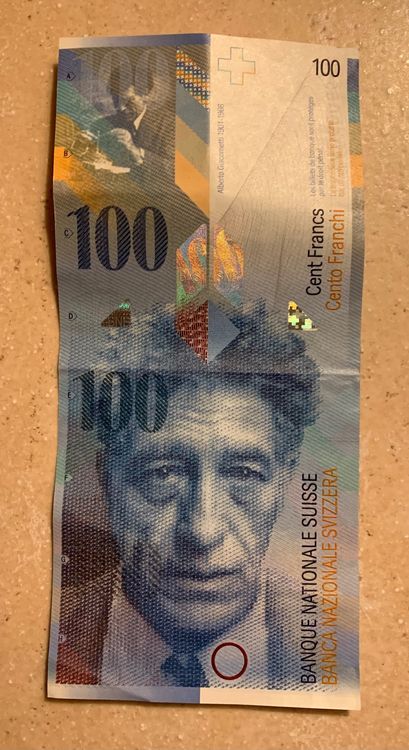 **Alte Banknote 100.- Schweizer Franken** (D'occasion) à Ehrendingen ...