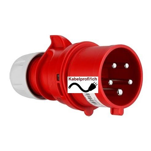 Aktion neuer Stecker CEE32-5 230-400V IP44 mit Phasenwender (Neu und ...