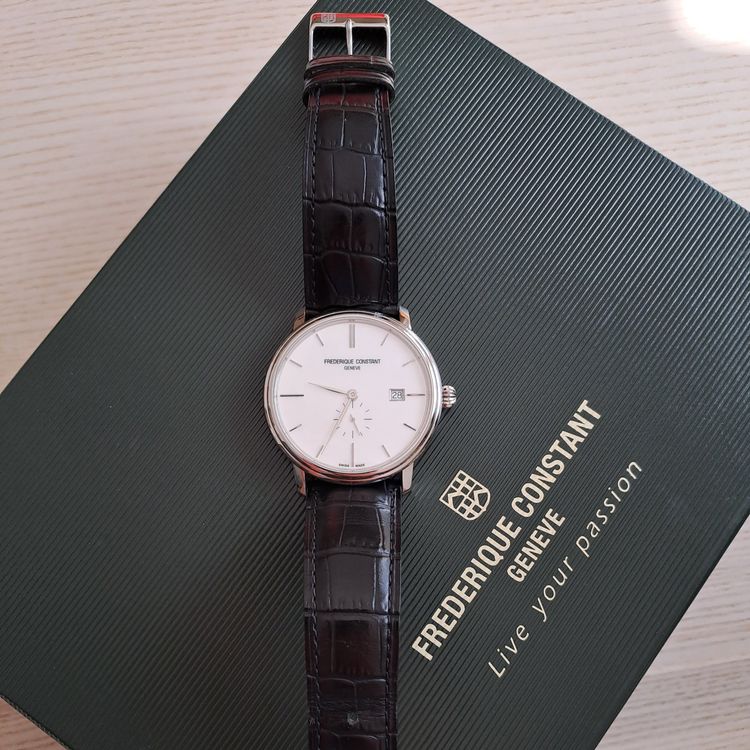 Frédéric Constant Slimline Petite seconde Cadran nacre (Gebraucht) in ...