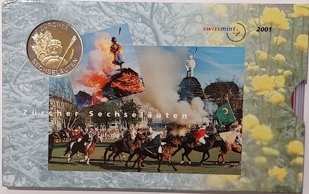 CH - Münzsatz 2001 stgl (Neu und originalverpackt) in Arch für CHF 20 – mit Lieferung auf ...