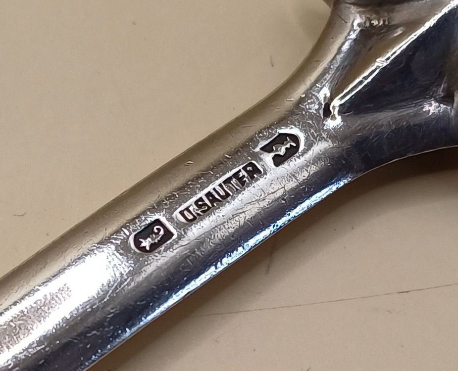 Baslerstab U.SAUTER Punze Basel (SILBER ?) Brieföffner | Kaufen auf Ricardo