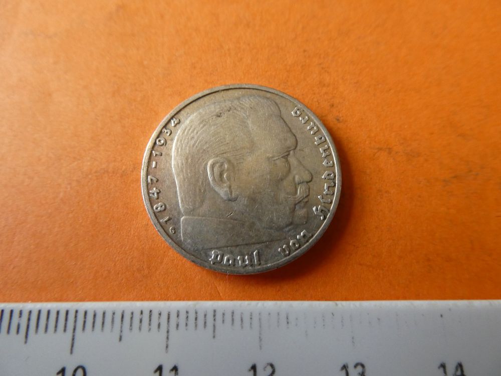 Dt. Reich 1937 G, 2 Reichsmark - Silber (Gebraucht) in Hinterforst für CHF 7 – mit Lieferung auf ...